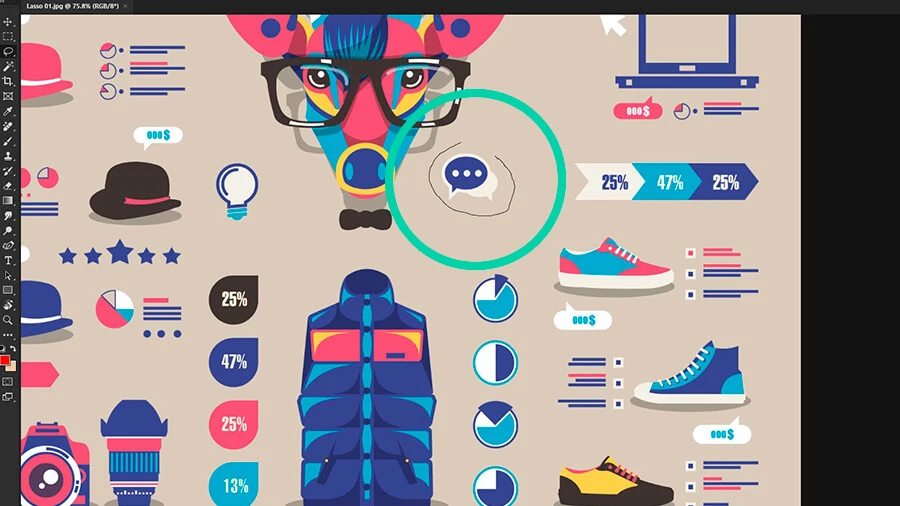 Photoshop Essentials: Unlocking the Power of the Lasso Tool | Bring ...